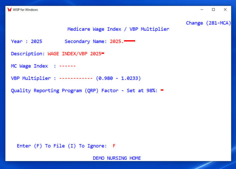 CHARTS Patch 148: September 2024: Medicare PDPM Rates and Wage Index ...